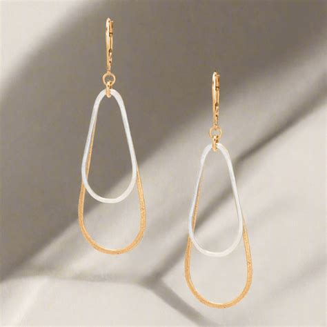 Long Teardrop Earrings Earrings By Ji Jewelry