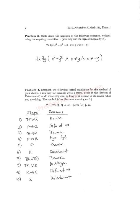 Fundamentals Of Mathematics First Midterm Exam Questions Sayfa 2