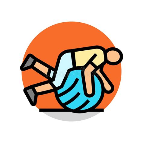 Sensory Diet Occupational Therapist Color Icon Vector Illustration