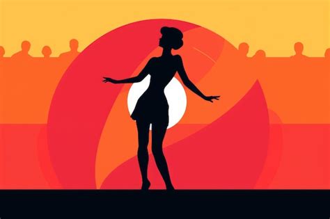 Premium Photo Beauty And Grace Of A Girl Dancing Against A Stunning Sunset