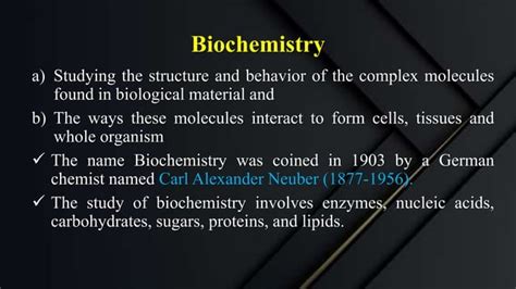 1 Introduction Biochemistry Ppt