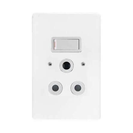 Crabtree Classic Switch Socket Yoke Only 4X2 16A Single Whi Voltex