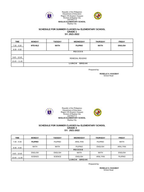 Summer Classes 1 Pdf