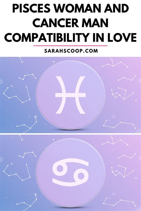 Pisces Woman Cancer Man Soulmates Compatibility In Love