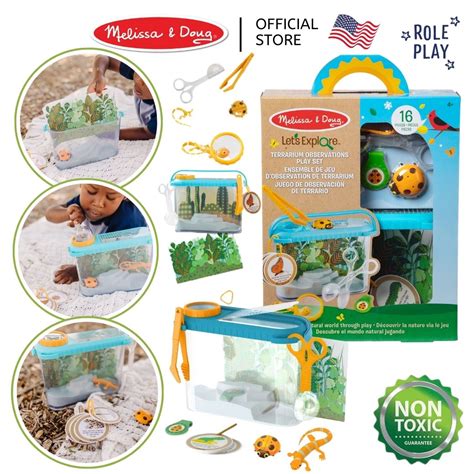 Melissa Doug Lets Explore Terrarium Observations Play Set Melissa