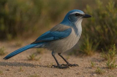 Florida Scrub Jay Aphelocoma Coerulescens Simply Birding