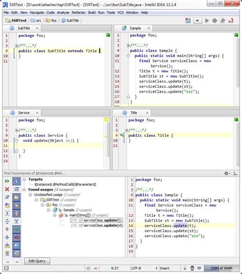 Refactoring Is There A Way In Intellij To Make A Usage Search Of A