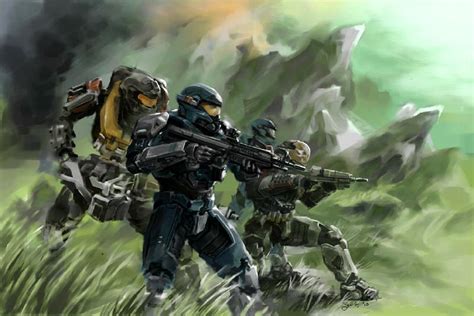 Halo Reach Noble Team By Justinian84 On Deviantart