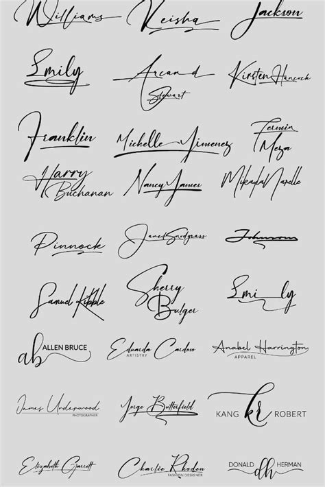 I Will Design Scripted Cursive Hand Drawn Signature Logo Or Autograph