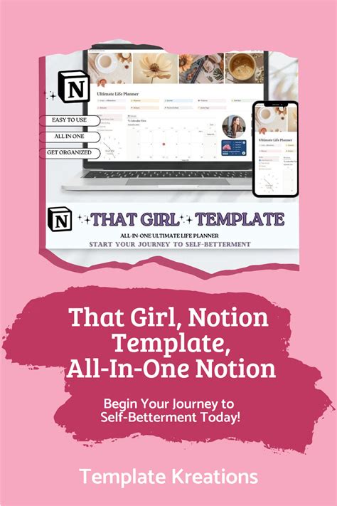 Notion Dashboard Virtual Assistant Template Notion Life Planner Template Self Improvement