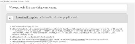 Laravel Echo 500 Error Not Receiving Pusher Event Stack Overflow