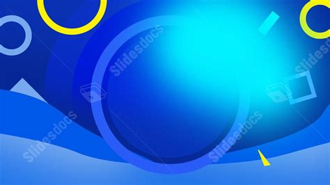 Blue Circle Round Circular Light Beam Simple Powerpoint Background For Free Download Slidesdocs
