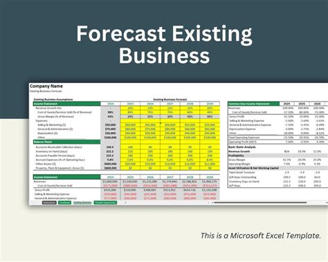 Financial Forecasting Model Excel Template Investment Forecast Tool