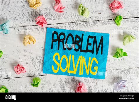 Word Writing Text Problem Solving Business Photo Showcasing Process Of Finding Solutions To