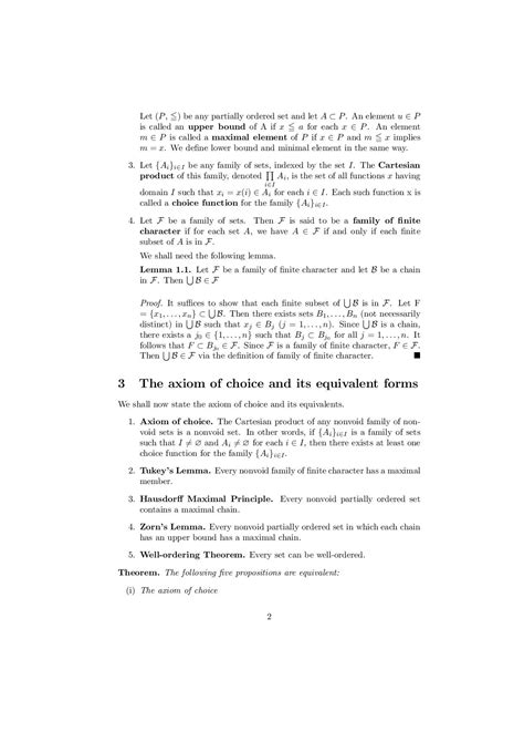 The Axiom Of Choice And Its Equivalents Dream Of Unity