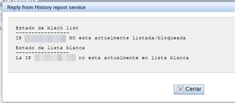 cómo comprobar si tengo una ip bloqueada con mi panel core admin