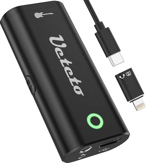 Ueteto Audio Interface For Guitar Portable Internal Recording Sound Card For Live