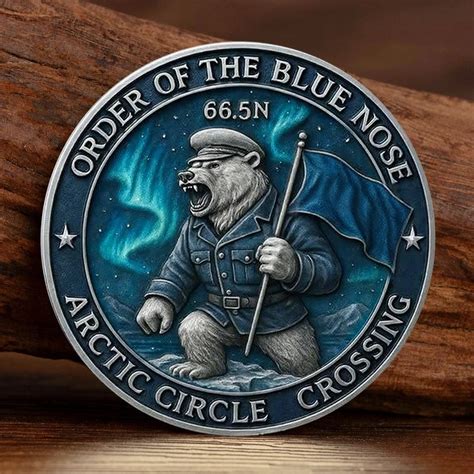 U S Navy Order Of The Blue Nose Commemorative Challenge Coin Ts Ebay