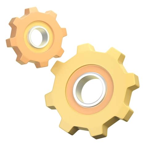 premium psd setting 3d illustration icon pack element