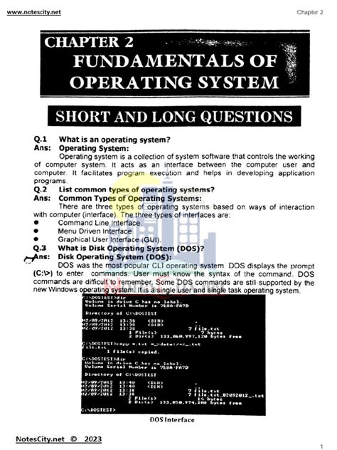 Computer Class 9th Chap 2 Notes Pdf