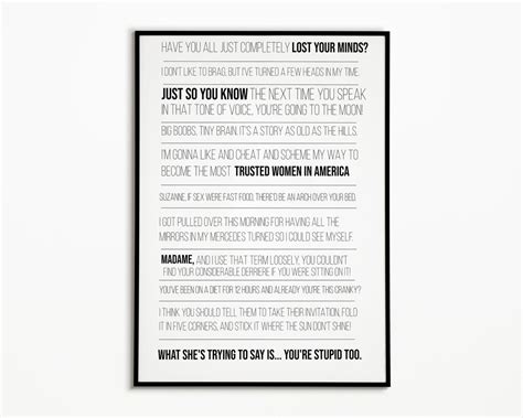 Digital File Designing Women Quotes Poster Tv Show Television