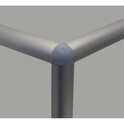 Raccord Dassemblage 3 Profilés 30x30 Arrondis 8 Mm Gris