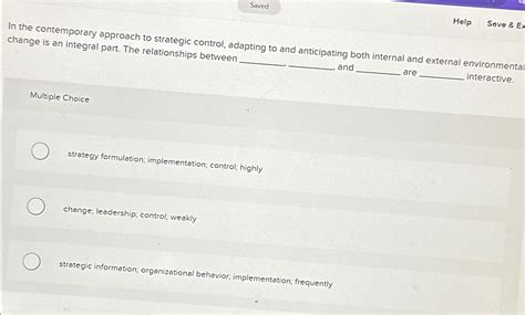 solved savedhelpsave and exin the contemporary approach to