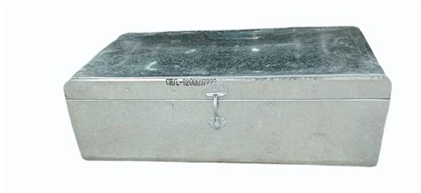 Silver Polished Rectangular Stainless Steel Storage Trunk At ₹ 750