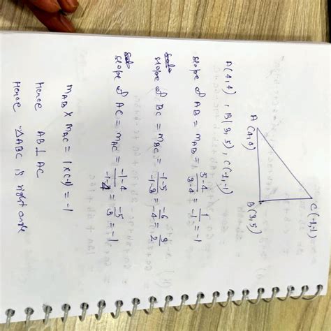 6 Without Using Pythagoras Theorem Show That Points A44 B3 5