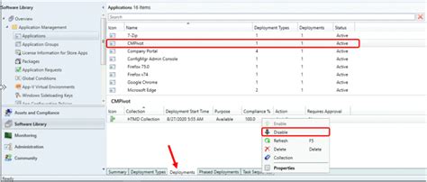How To Disable SCCM Application Deployment ConfigMgr MEMCM Device Management Blog