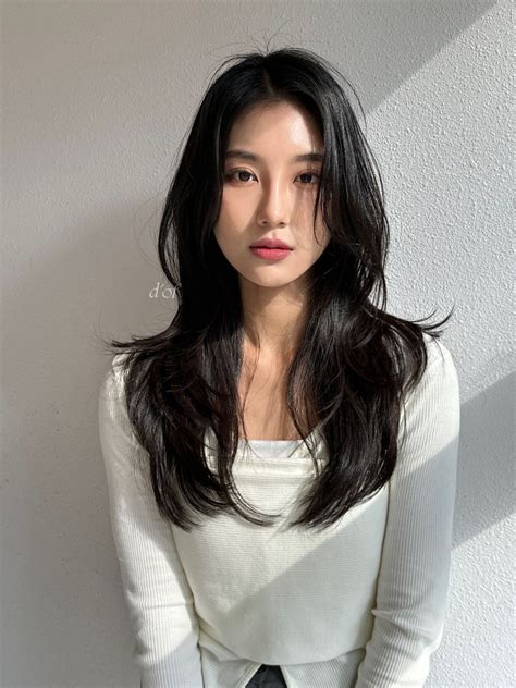 오브레이어드펌 헤어스타일 긴 헤어스타일 긴 머리