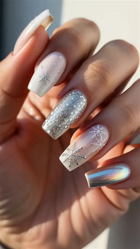 Chic Winter Nail Ideas 2025 Snowflake Trends And Minimal Designs