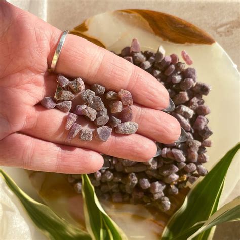 Mini Natural Ruby To Attract Love Ignite Passion Sage Goddess