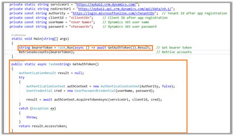 Ms Dynamics 365 Consume Dynamics Web Api Using Azure Ad Auth Token