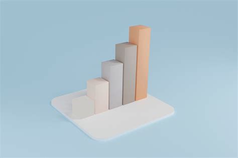 비즈니스 그래프 또는 막대 차트 다이어그램입니다 성장 비즈니스 금융 개념 3d 렌더링 그래프에 대한 스톡 사진 및 기타 이미지 그래프 금융 다이어그램 Istock