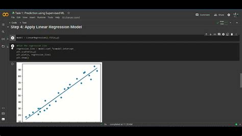 task 1 prediction using supervised ml ⁠ youtube