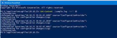 Uk Getting The Tail Of A File In Powershell And Dropping It Into A Gridview