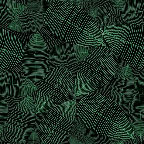 Premium Vector Tropical Leaf Wallpaper Luxury Nature Leaves Pattern