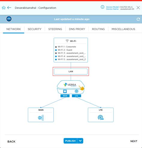 Configure Lan Connections Versa Networks