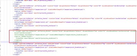 disable delete button on swt quote and order summary screen sage crm