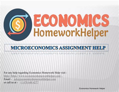 Microeconomics Assignment Help Ppt