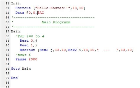 On Chip Eeprom Problem Data Read Command