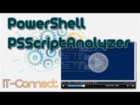 PowerShell Analyser Son Code Avec PS Script Analyzer YouTube