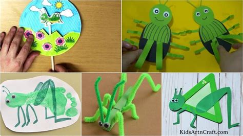 Printable Handprint Grasshopper Craft Artofit