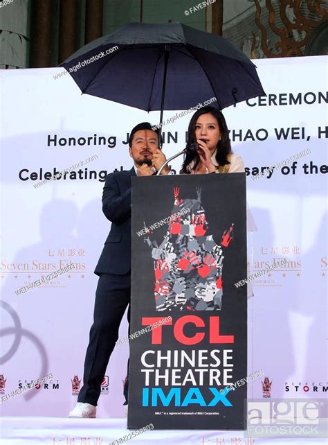Hand Print Birthday Bash Ceremony At The Tcl Chinese Theatre Imax Featuring Justin Lin Stock