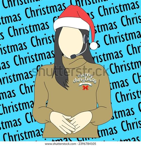 Jakarta Indonesia05122023 Christmas Theme Vector Beautiful Stock Vector