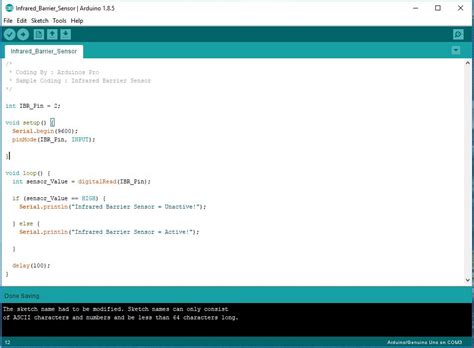 Arduino Sensor Example Ep5 Infrared Barrier Sensor เซนเซอร์ตรวจสิ่ง
