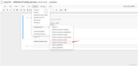 如何在conda虚拟环境开启jupyter notebook或使用指定conda环境作为jupyter notebook的内核 conda