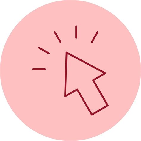 Mouse Cursor Line Circle Multicolor Icon 38272093 Vector Art At Vecteezy