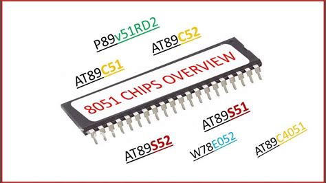8051 Microcontroller Ics Overview 13 Youtube